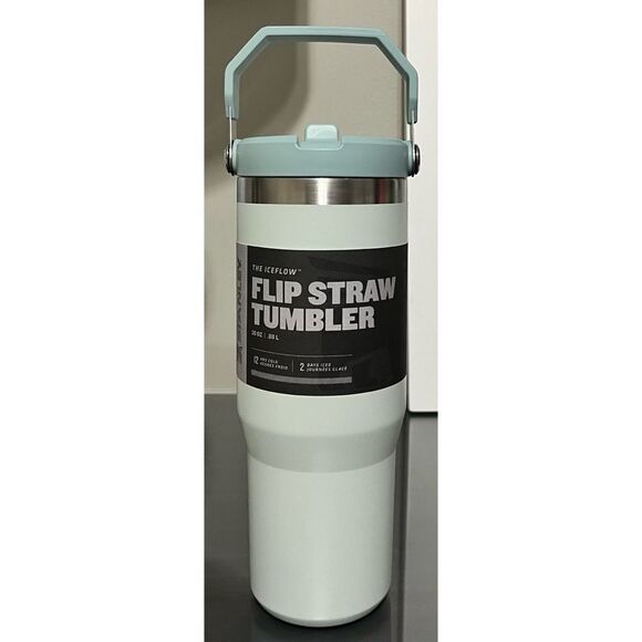 Stanley | Dining | Nwt Stanley Iceflow Flip Straw Tumbler 3ozmist ...